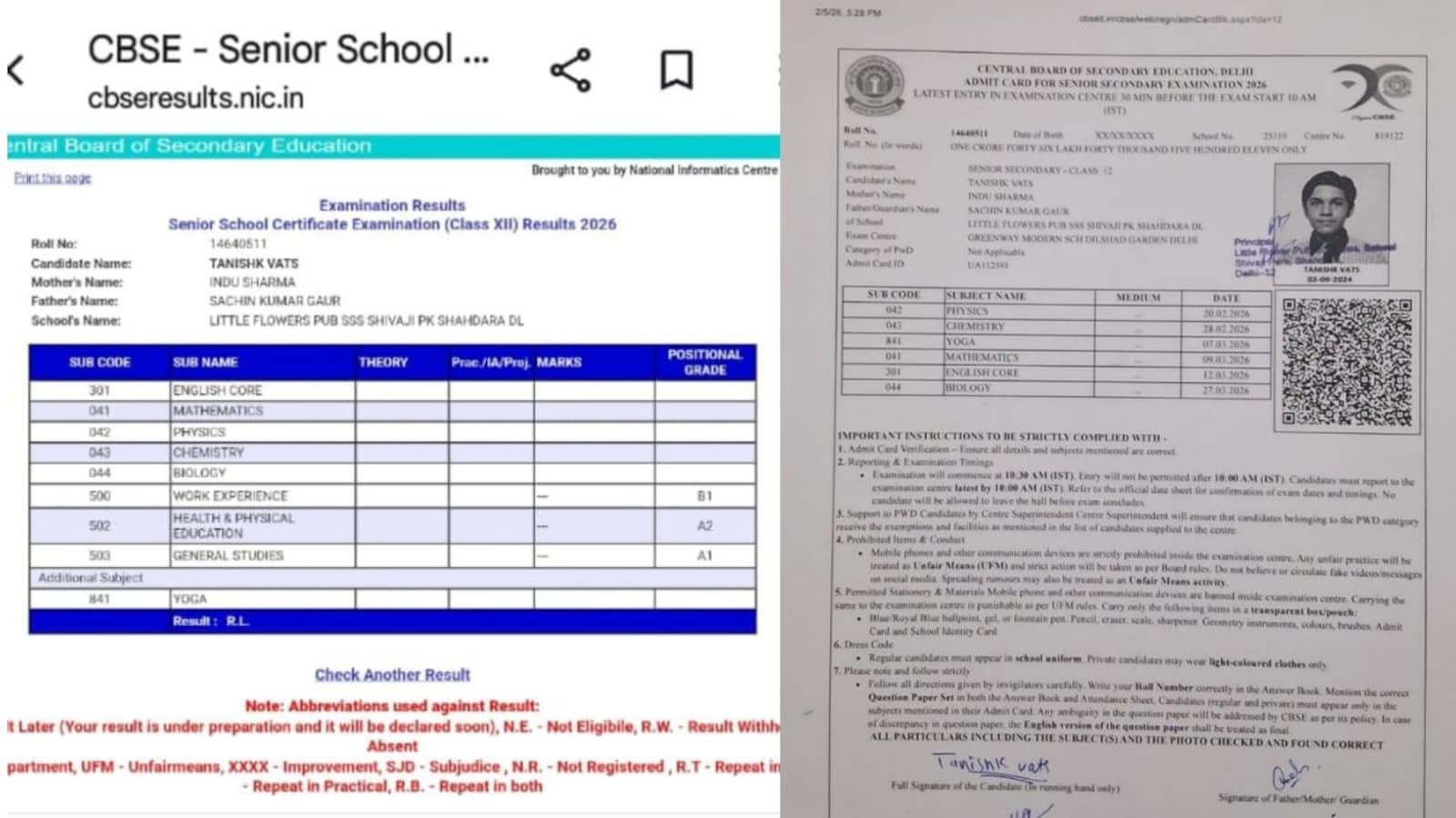 CBSE Class 12 Re-evaluation 2026: Missing Biology Answer Sheet Issued ...