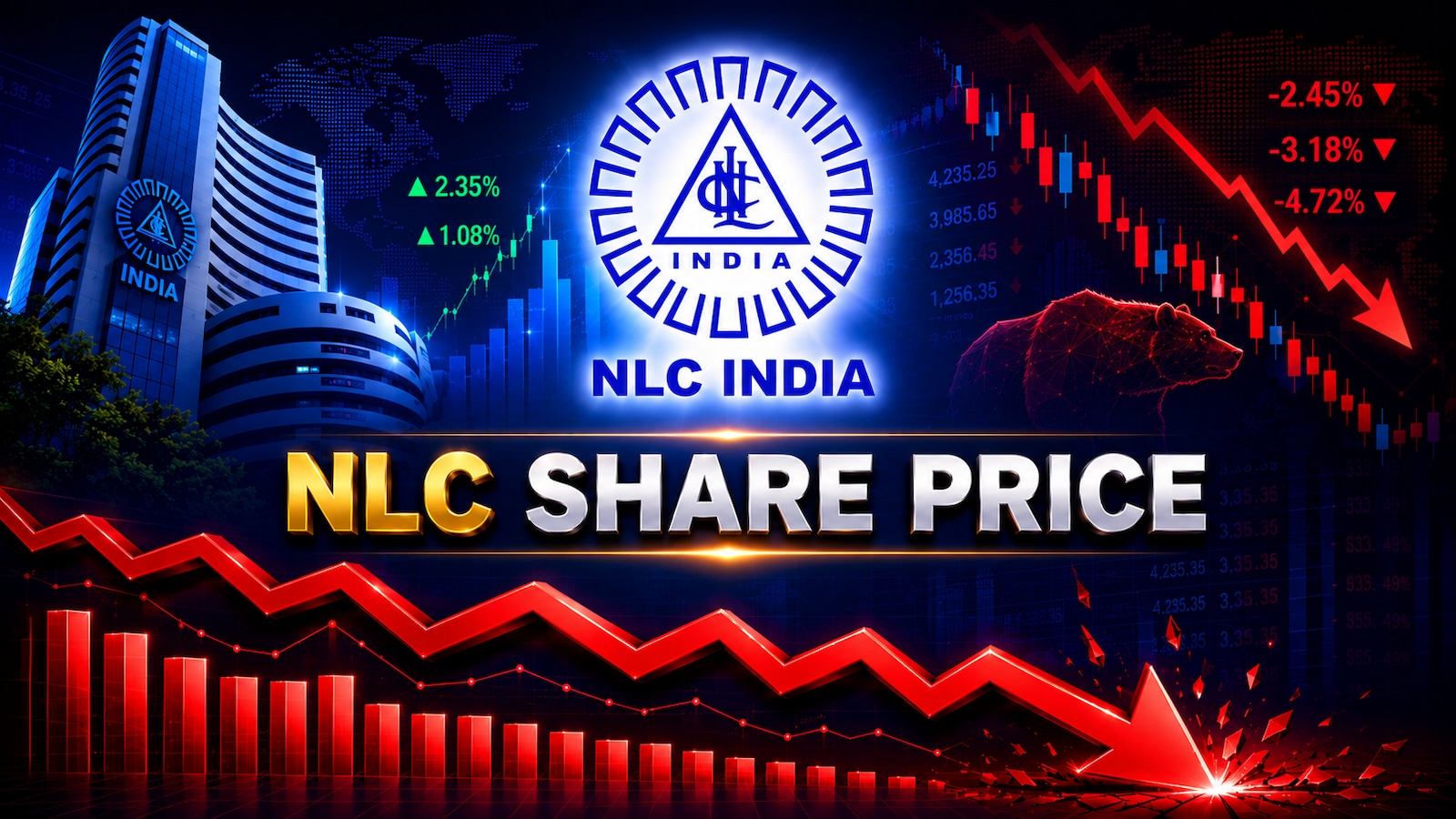 NLC India Share Price Cracks Over 4% After Govt Announces Stake Sale ...