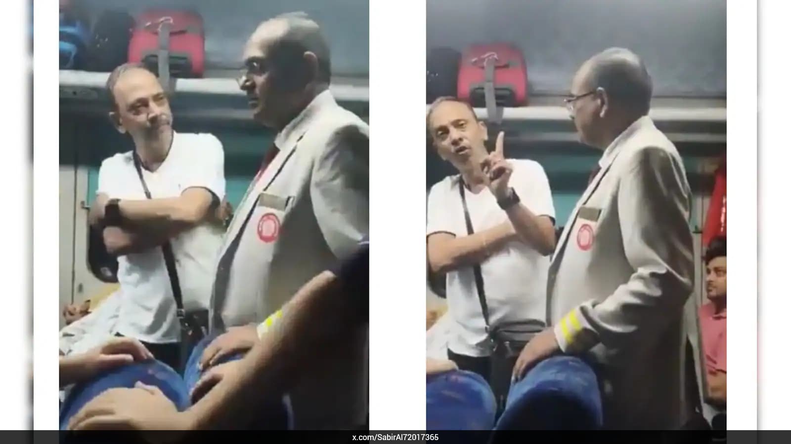 Shatabdi Express Springs A Leak, Angry Passenger Faces Off With Railway ...