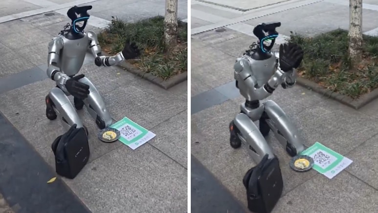 Video Shows Humanoid Robot 'Begging' In China, Claims It Has 'No Money ...
