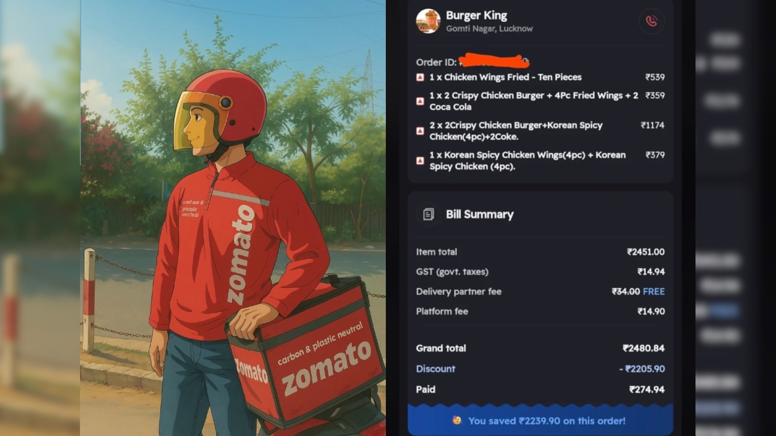 Does Zomato Offer 90% Discount On Food? Viral Reddit Post About Little ...