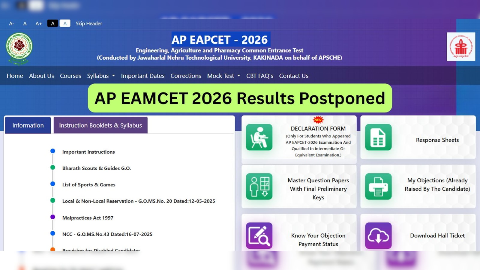 AP EAMCET 2026 Results Delayed: APSCHE To Announce New Date Soon