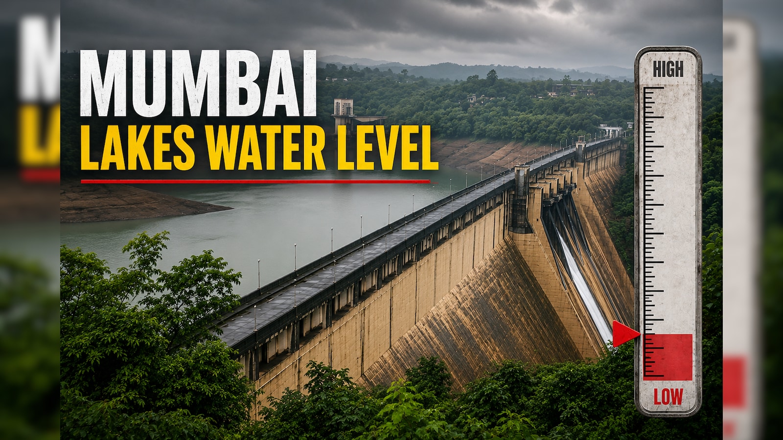 Water Level In Mumbai Lakes Hover Dangerously Close To 10%; Check Details