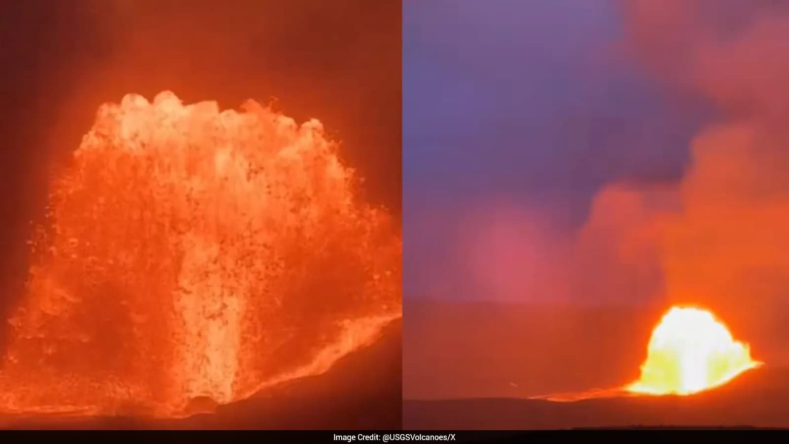 Watch: Volcano Spews Lava For Hours Before Eruption Pauses In US