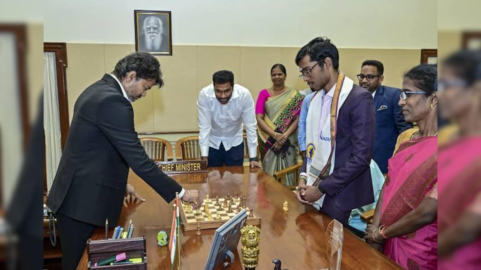 Tamil Nadu CM Vijay Awards Rs 50-Lakh Cheque To Praggnanandhaa Post ...