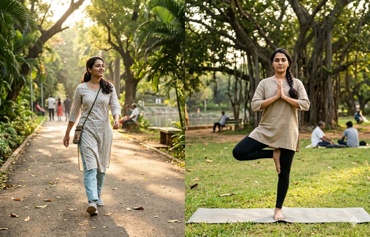 Walking 10,000 Steps vs 20 Minutes Of Yoga: Which Is Better For ...