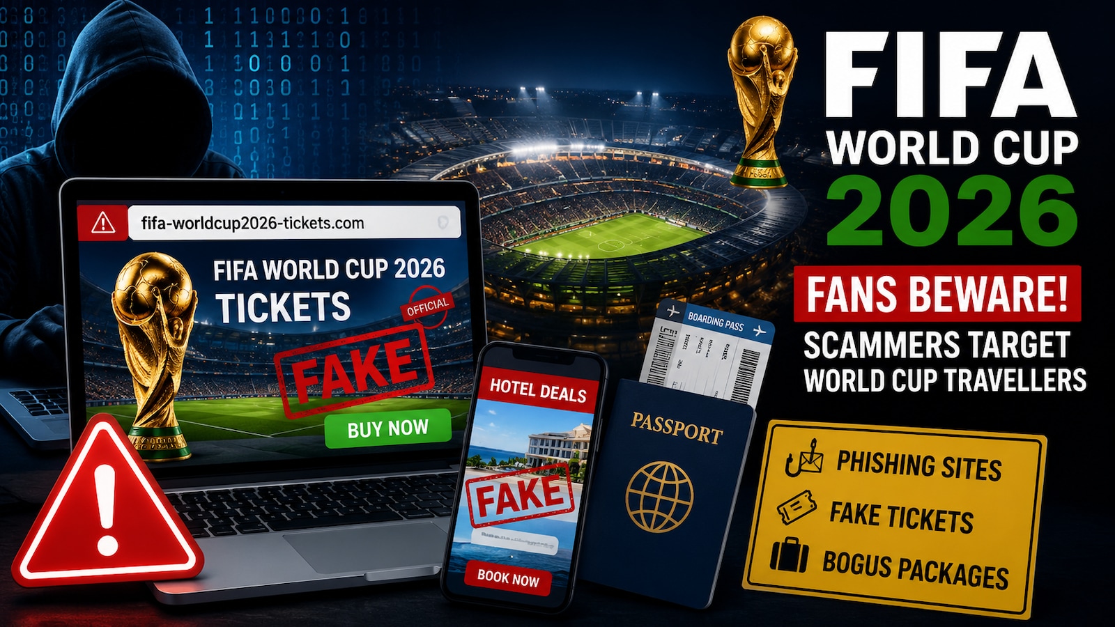 Over 300 Fake FIFA World Cup Websites Detected, Fans Urged To Stay Alert