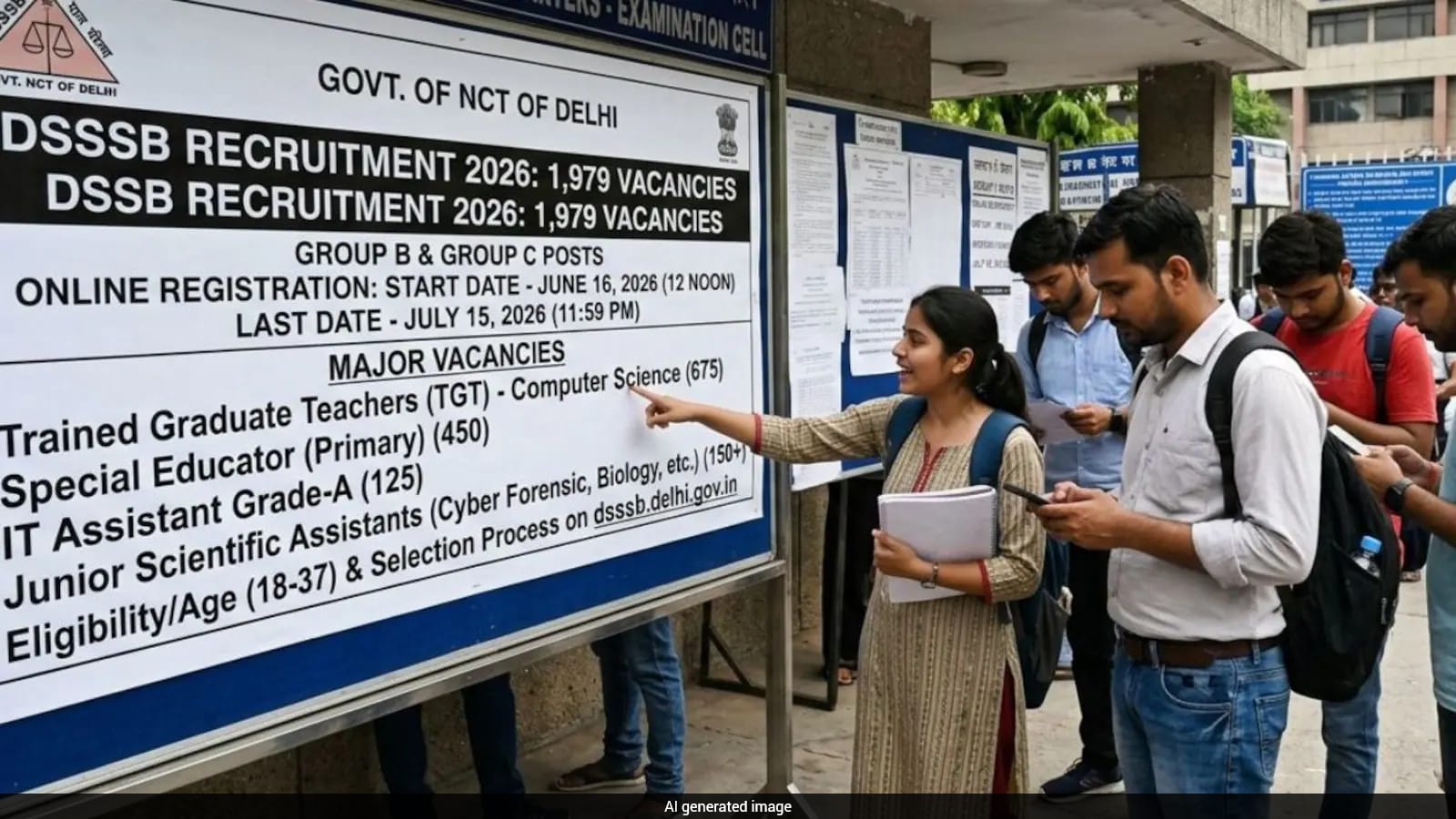 DSSSB Recruitment 2026: Delhi Government Announces 1,979 Vacancies ...