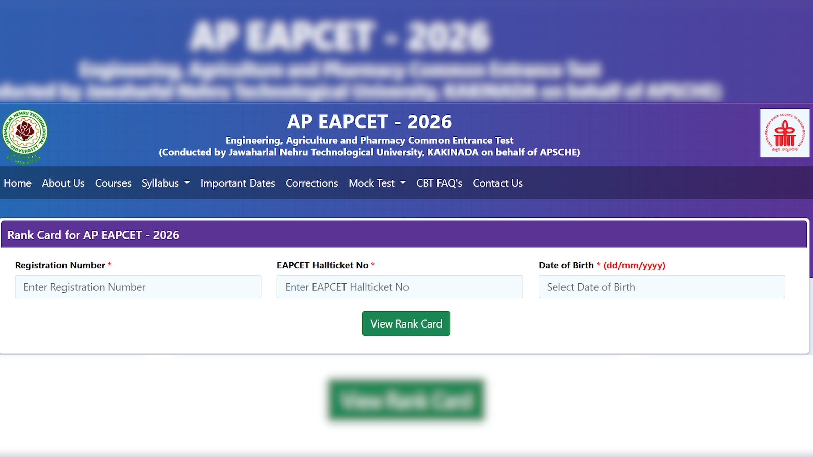AP EAMCET 2026 Results And Rank Card OUT; Check Direct Link And Steps ...