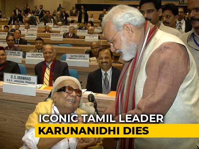 Karunanidhi's Opposition To Emergency Will Be Remembered: PM's Tribute