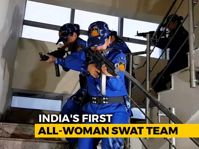 "Male Bastion" Falls As India's First Female SWAT Team Starts Work