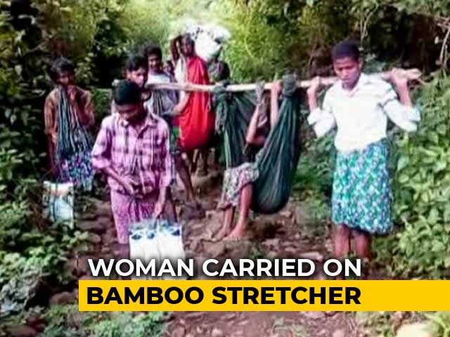 Woman Carried On Pole Delivers In Open. Man Hopes Video Will Shake Netas