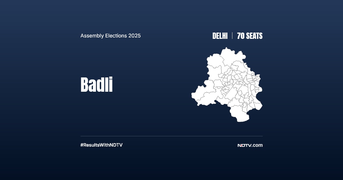 Live: Badli Election Results 2025 | Delhi Election Results | Elections 2025