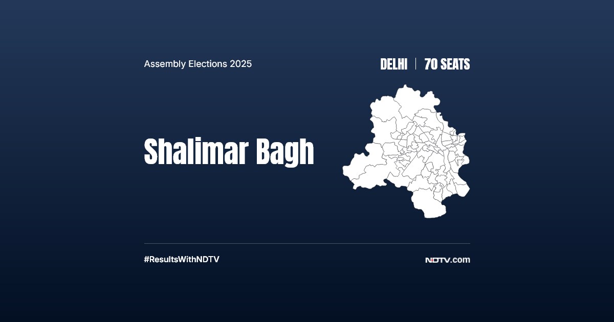 Shalimar Bagh Election Results 2025 | Delhi Election Results ...