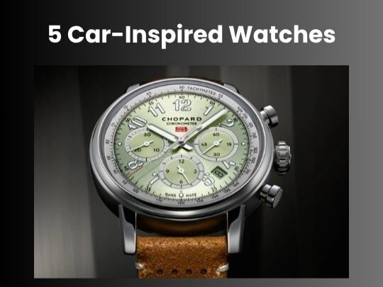 5 Car-Inspired Watches That Celebrate Speed & Style