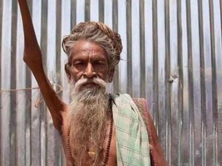 Amar Bharati: The Man Holding His Arm Up Since 1973