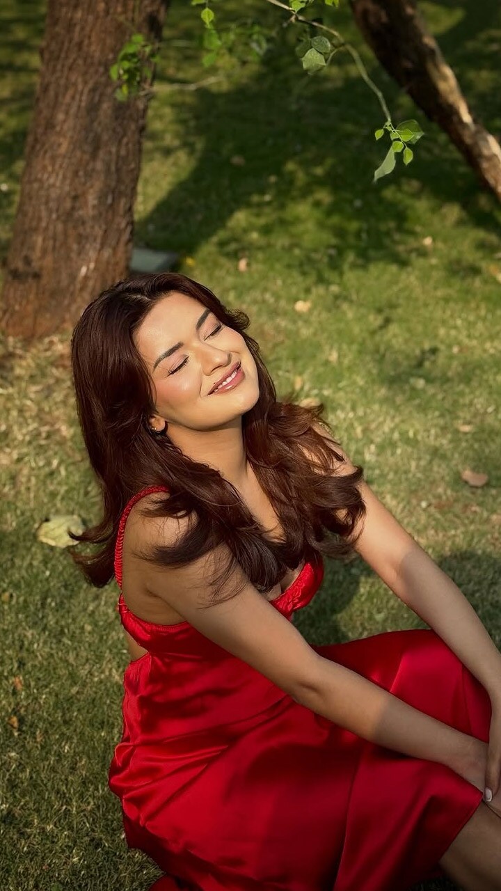 Avneet Kaur Dazzles in a Ravishing Red Dress