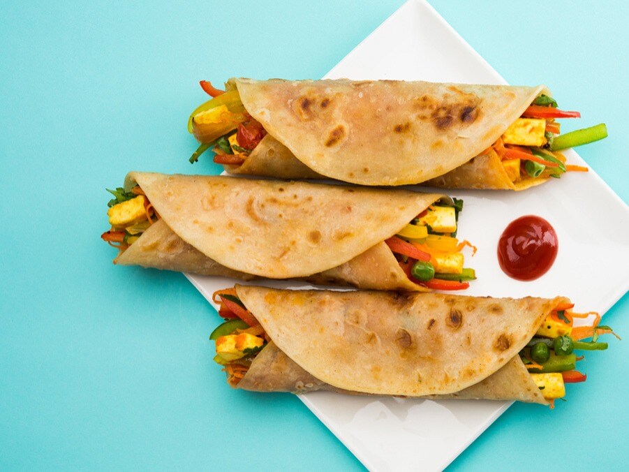 Easy Masala Paneer Roll Recipe Ready In 10 Minutes