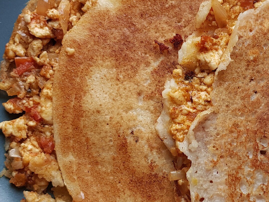 Quick And Easy Paneer Dosa Recipe