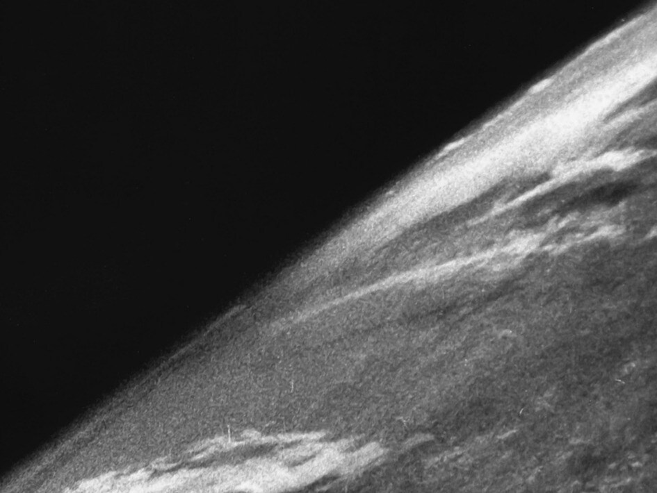 First Ever Picture Of Earth Taken From Space