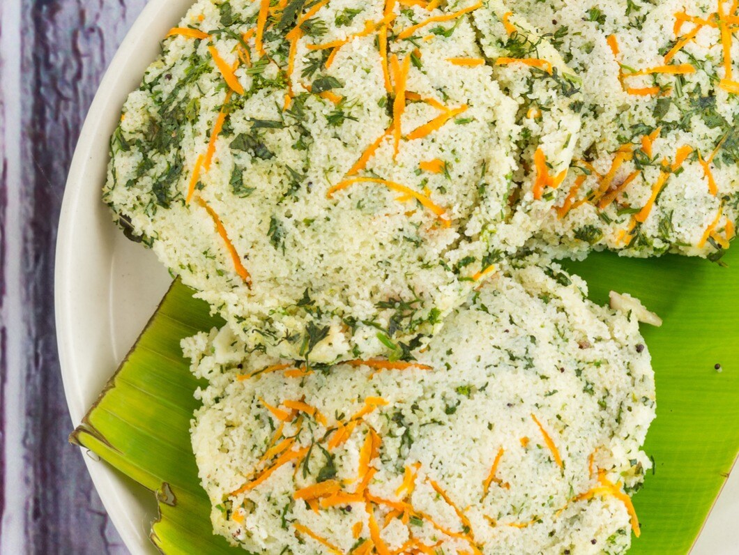 How To Make Stuffed Palak Idli