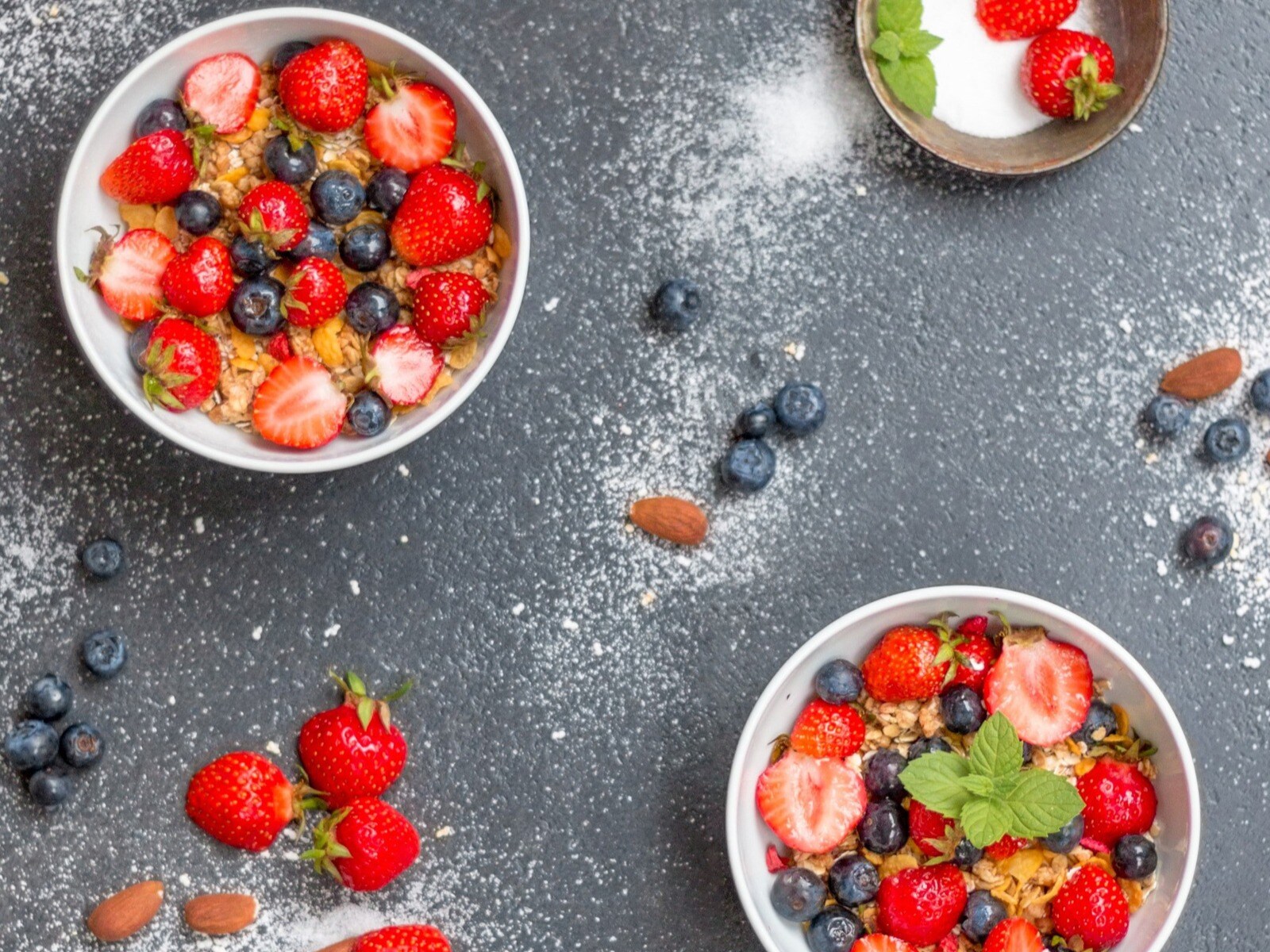 Juicy and pulpy berries