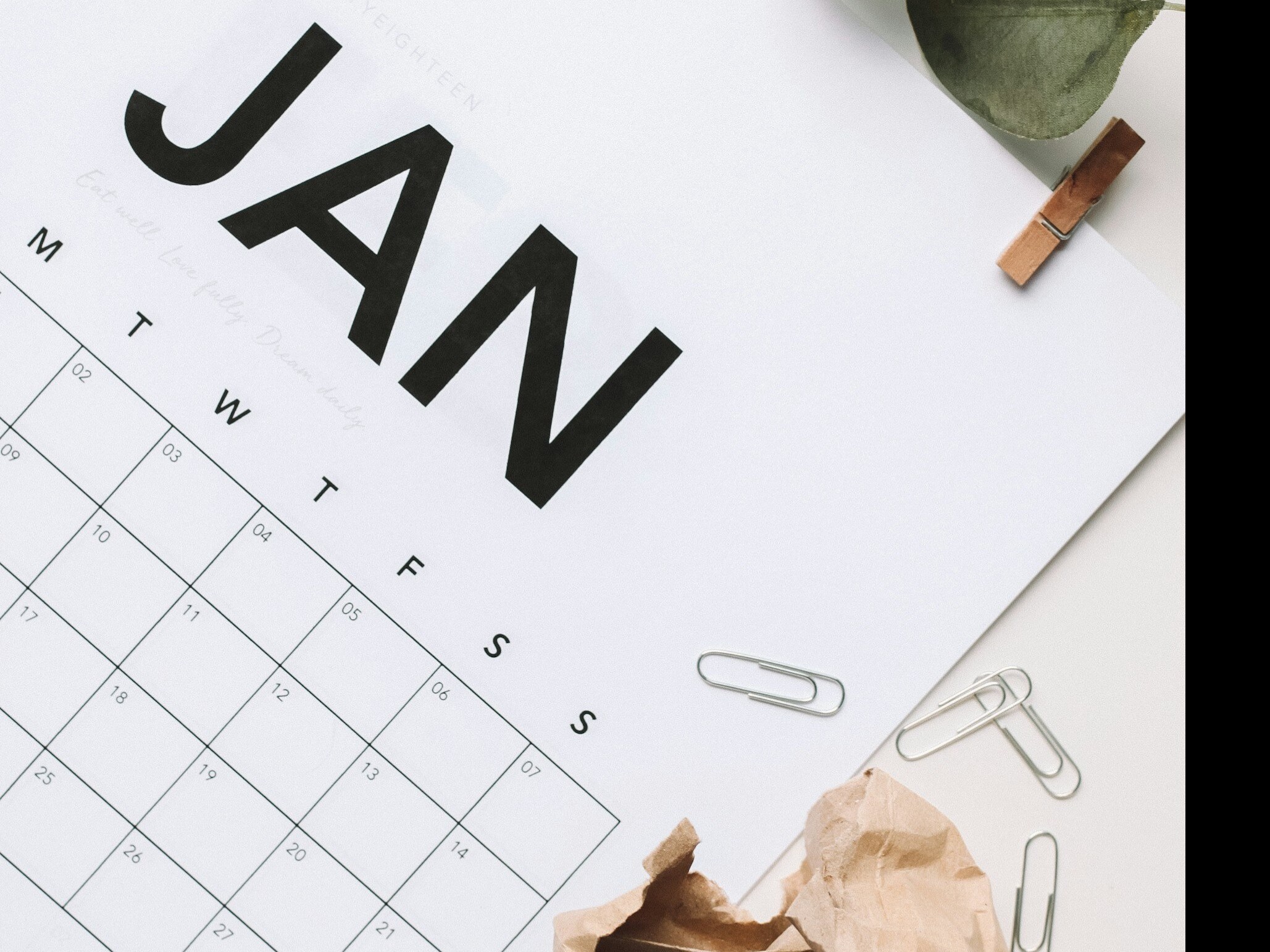 List Of Important Days In January