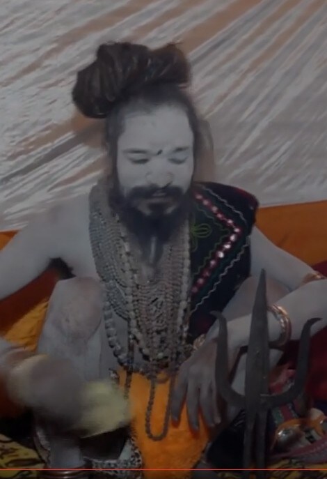 Maha Kumbh 2025: वायरल हुए 'Kabootar Wale Baba', 9 सालों से सिर पर बैठा ...