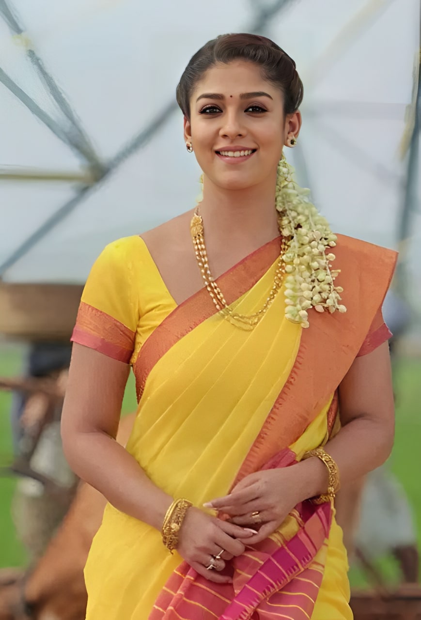 Nayanthara Yellow Saree Photos - Infoupdate.org