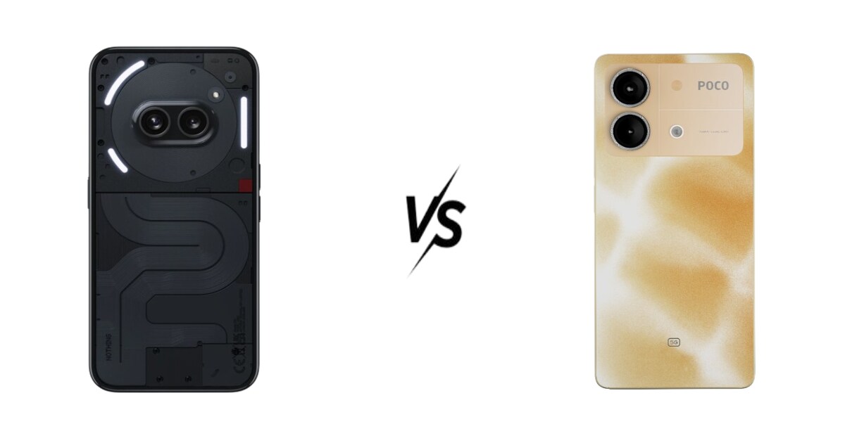 Nothing Phone 2a Vs Poco X6 Neo