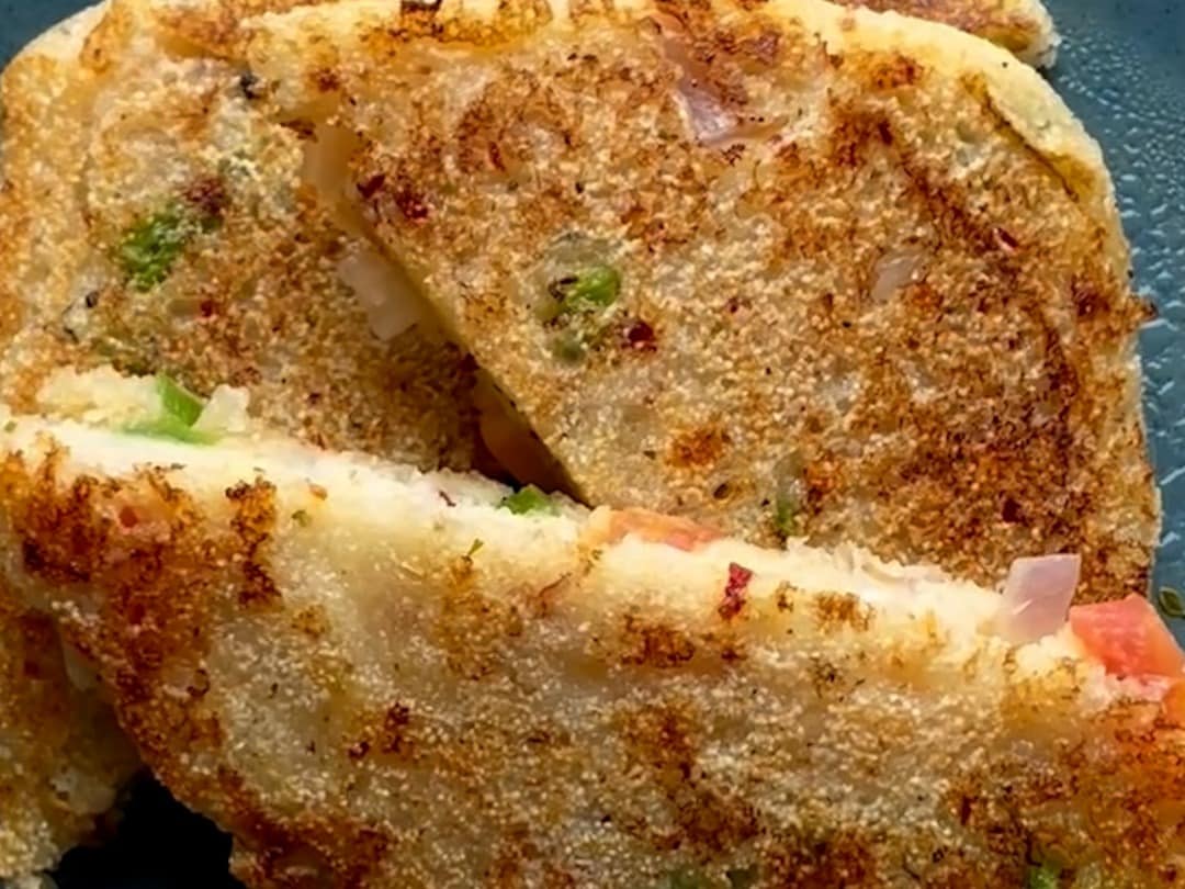 Quick And Easy Sooji Sandwich Recipe