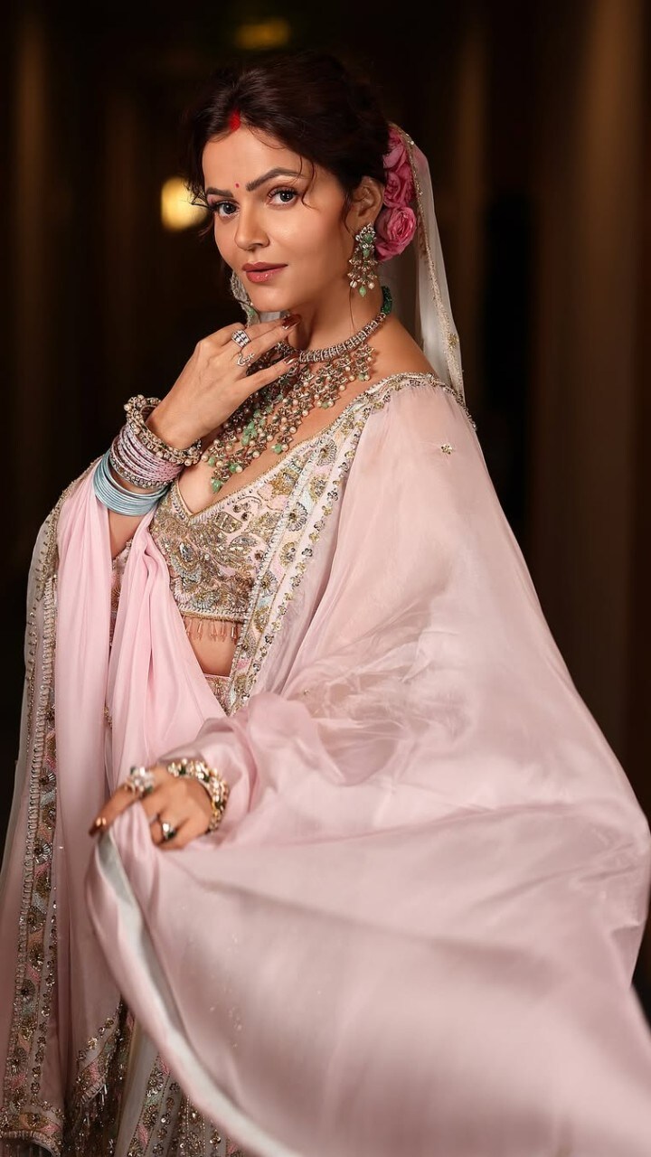 Rubina Dilaik's Dreamy Lehenga Is Just Ideal For Your Sangeet