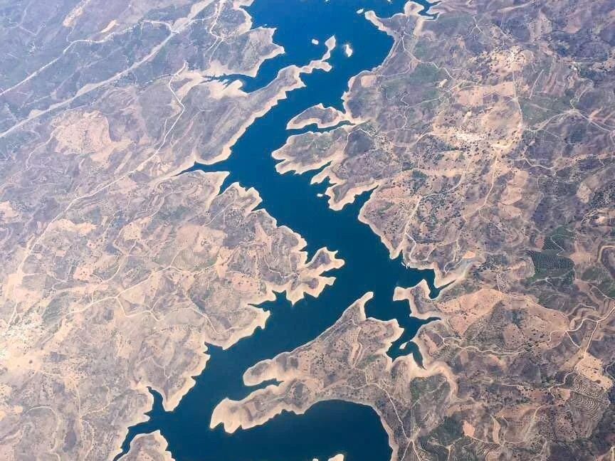 This River Looks Like A 'Blue Dragon' From Above