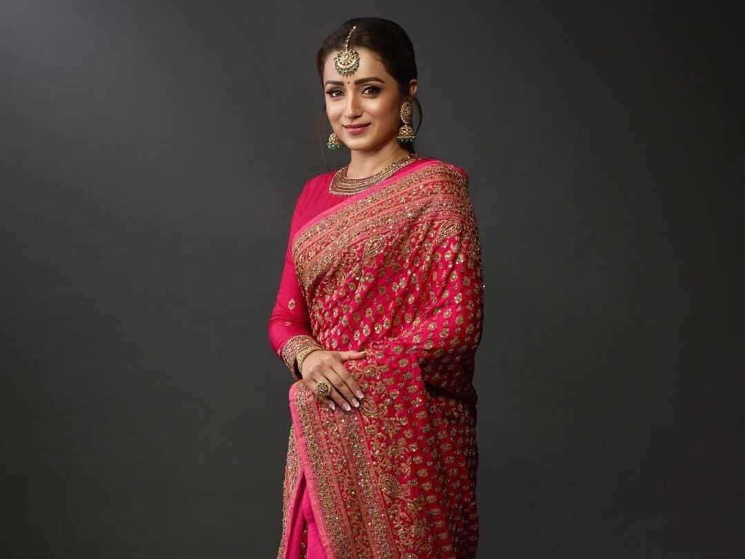 Trisha Krishnan's Stylish Sarees For Ponniyin Selvan: 1 Promotions