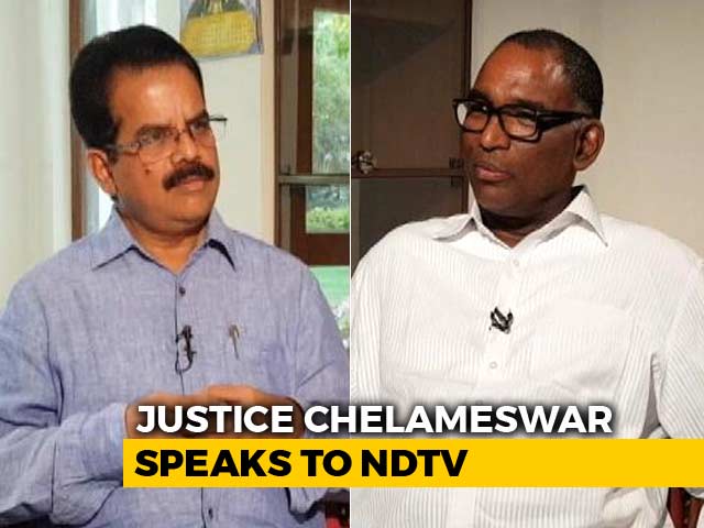 Don't Regret Going Public, This Is Why: Justice Chelameswar To NDTV