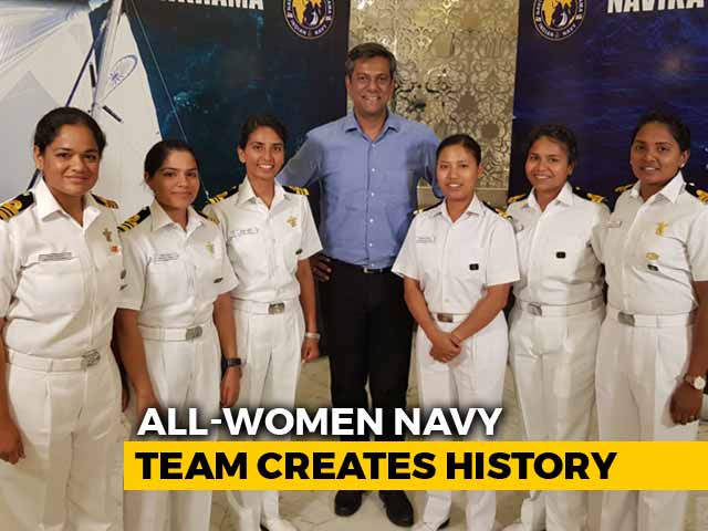 Meet The Navy's All-Women Crew Who Sailed Around The Globe In A Tiny Boat