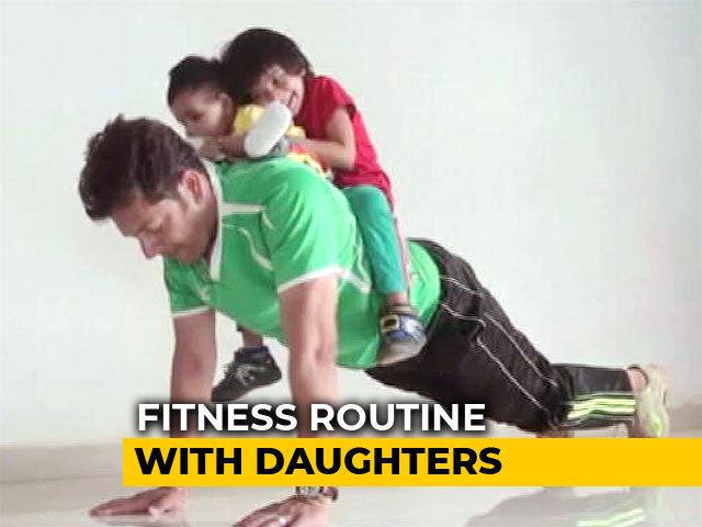 Madhya Pradesh Dad's Fitness Routine With Daughters Is Viral