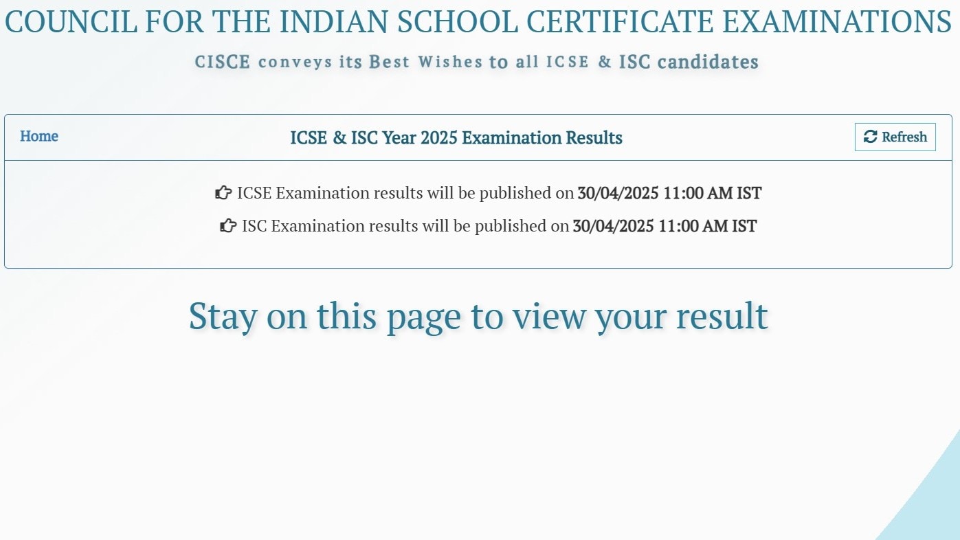 CISCE ISC ICSE Results 2025: Class 10, 12 Board Exam Results Declared ...
